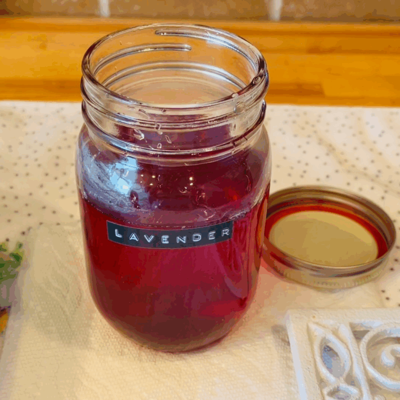Recipe: Lavender Syrup | FRUITS OF HAND AND HEART- Proverbs 31:10-31 ...
